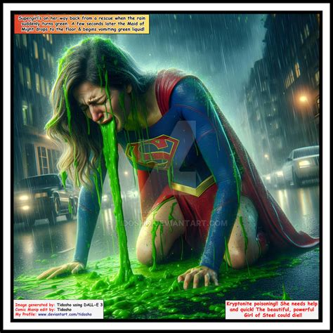 Supergirl Kryptonite Poisoning By Tidosho On Deviantart