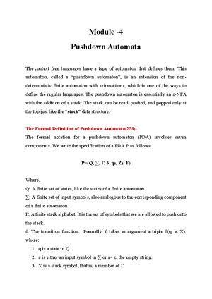 Module 2 2021 Scheme Automata Theory And Compiler Design 21CS51 Vtu Hub Notes REGULAR