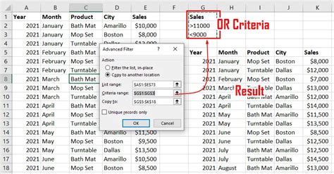 use advanced filter for complex data filtering in excel brainbell