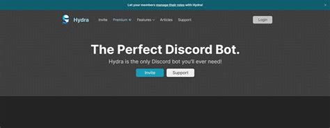 how to add and use hydra bot to discord
