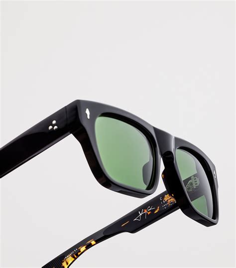 Jacques Marie Mage Johnny Cash Rectangular Sunglasses Harrods Sg