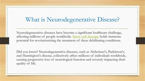Neurodegenerative Diseases Research Pptx