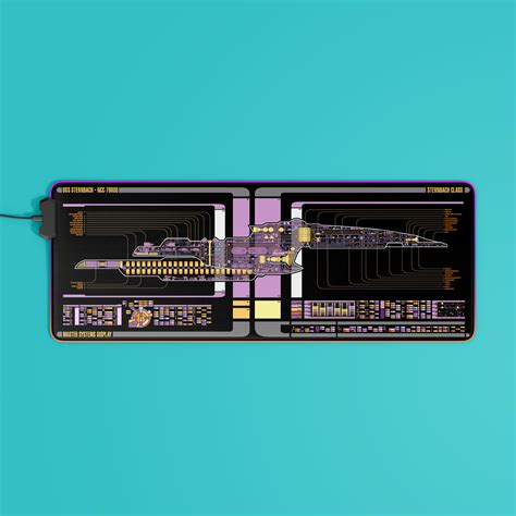 Sternbach Class Uss Sternbach Ncc 79800 Lcars Led Desk Mat Bohopride