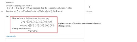 Solved Definition Of Composite Function If F A Rightarrow