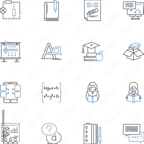Experimentation Investigation Line Icons Collection Hypothesis Variables Analysis Procedure