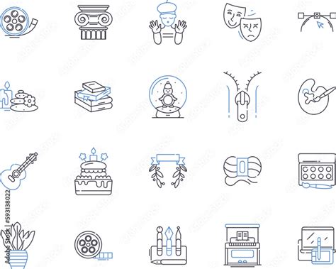 Design Thinking Outline Icons Collection Design Thinking Creativity Innovation Problem