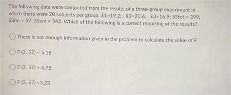 Solved For The Following Data Compute The Value Of R And