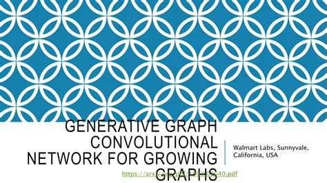 Generative Graph Convolutional Network For Growing Graphspptx