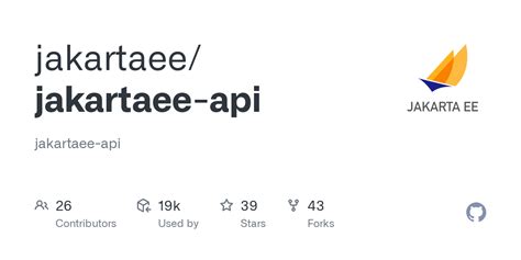 github jakartaee jakartaee api jakartaee api