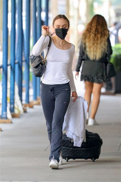 Lily Rose Depp Braless Pokies Hot Celebs Home