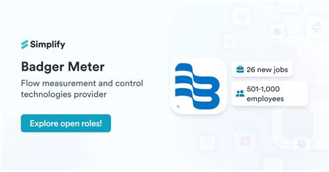 Jobs And Employment At Badger Meter Simplify Jobs
