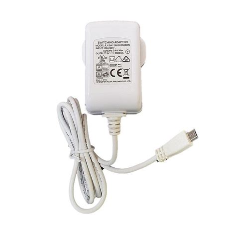 Fujia 5v2a Usb Power Adapter 3 Pin Uk Plug 2m Cable Micro Usb Adaptor
