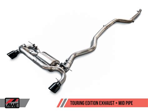 Awe Touring Edition Axle Back Exhaust For Bmw F22 M235i M240i