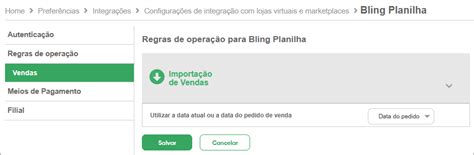 integração com bling erp planilha importar venda por planilha bling