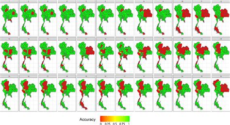 Accuracy Maps Of The Retrospective Space Time Satscan Model With