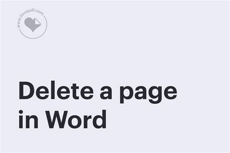 How To Delete A Page In Word Simple Ways To Remove A Blank Page