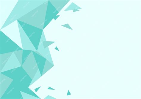 Premium Vector Abstract Triangle Polygonal Shapes Background