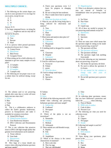 Final Lab Exam Pdf Invertebrate Vertebrates