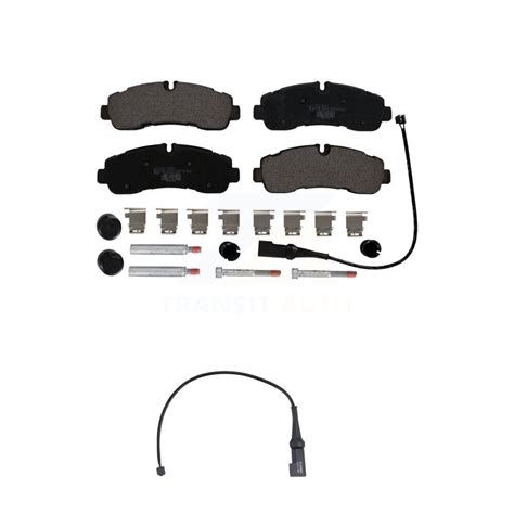 Ceramic Disc Brake Pad And Wear Sensor Rear Kit For 2020 Ford Transit