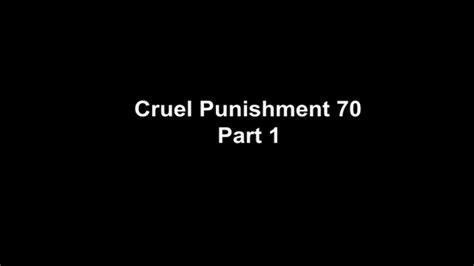 Cruel Punishment 70 Part 1 Depraved World Clips4sale