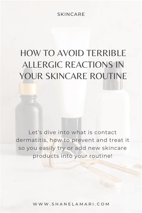 How To Avoid Terrible Allergic Reactions Contact Dermatitis In Your
