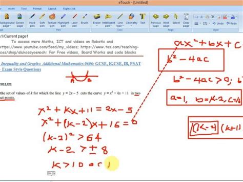 Quadratic Inequality And Absolute Graph Functions Part1 Teaching Resources