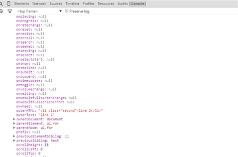 Dom Jquery Get Li And Innerhtml Stack Overflow