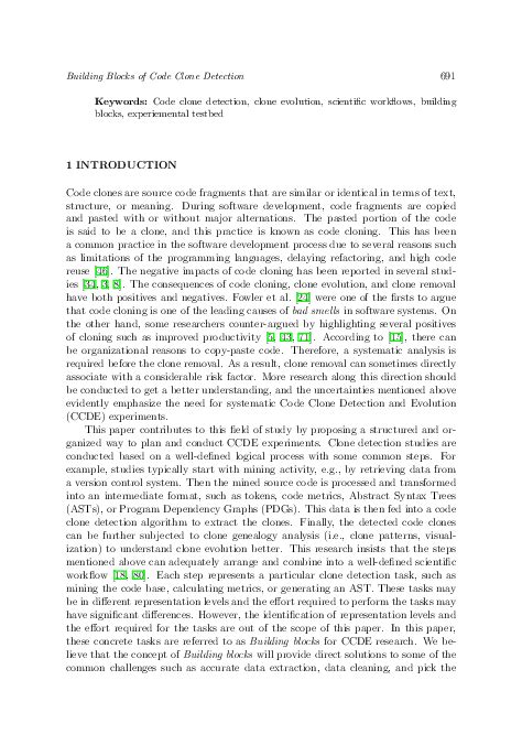 What Is Your Code Clone Detection And Evolution Research Made Of