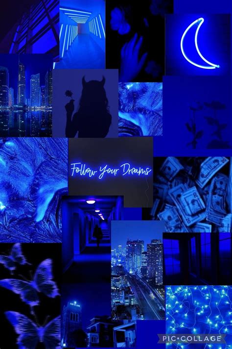Neon Blue Aesthetic Wallpapers Backgrounds