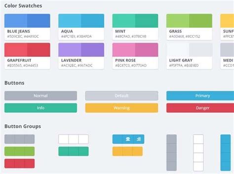 Bootflat Inspired Flat Design Framework Extension For Bootstrap