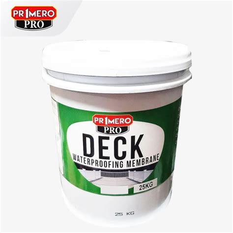 Primero Pro Deck Waterproofing Membrane 25kg Lazada Ph