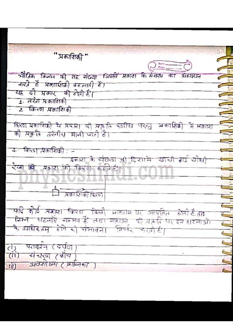 Mp Board Class 12th Physics Handwritten Notes Hindi Medium Physics Ch 9 Notes Pdf