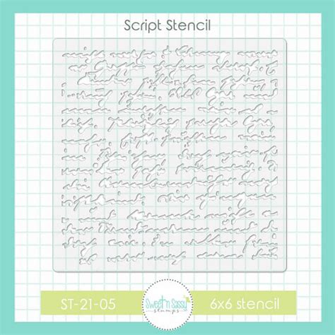 Script Stencil Creative Worship Stamps