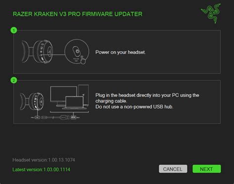 Razer Kraken V3 Pro Firmware Updater Rz04 03460