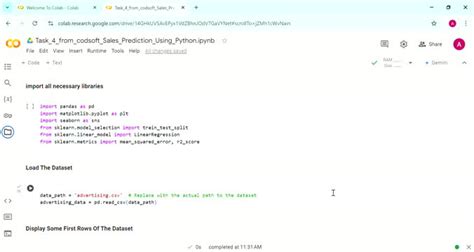 Anshu Sah On Linkedin Codsoft Salesprediction Pythonproject