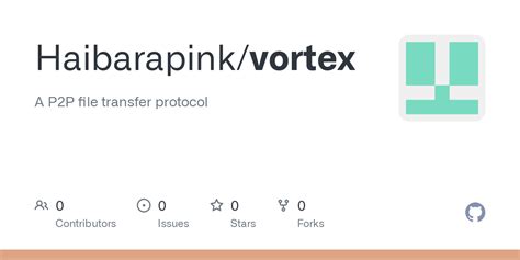 Github Haibarapinkvortex A P2p File Transfer Protocol