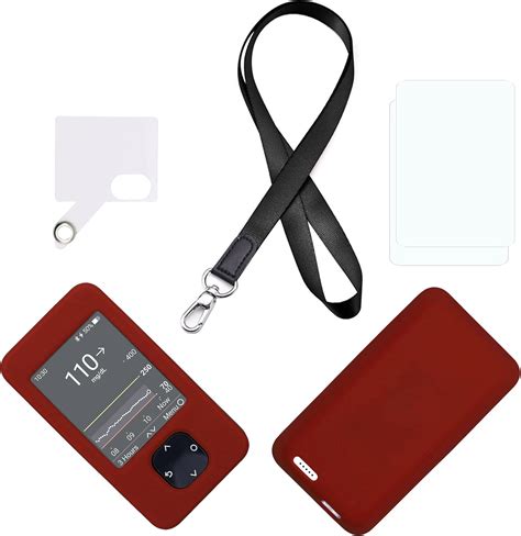 Silicone Case For Dexcom G7 And G6 Receiver Includes Lanyard Lanyard Patch Screen