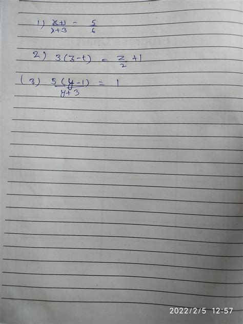 Linear Equation Maths Assignment Teachmint