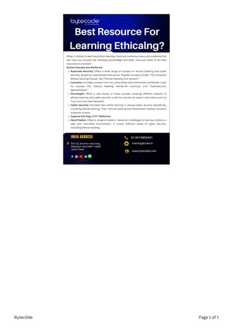 Best Resource For Learning Ethical Hackingpdf Crime And Harmful Acts