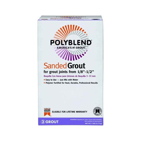 Boquillas Polyblend Sanded Grout