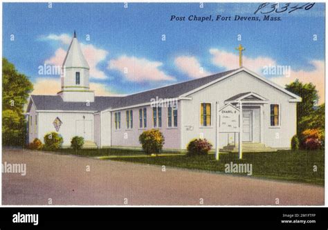 Post Chapel Fort Devens Mass Chapels Military Facilities Tichnor