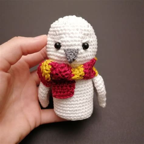 Schneeeule Amigurumi Plüschtier Hedwig Harry Potter Neu Gemäss Beschreibung In Seewis