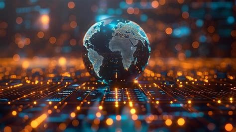 Premium Photo The Symbolic Representation Of Global Internet