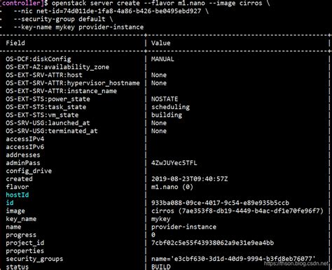openstack 九 创建实例 九、创建实例 csdn博客