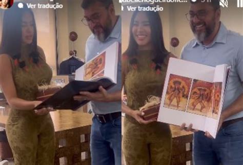 Ex Bbb Isabelle é Recebida Pelo Governador Do Amazonas