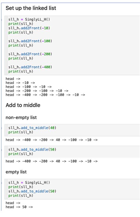 Solved In Python Problem Descriptions Write A Singly Linked Chegg