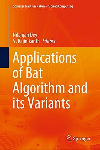 Buy Applications Of Bat Algorithm And Its Variants Book Online At Low Prices In India