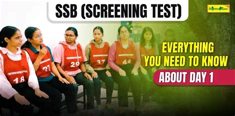 SSB Screening Test Everything You Need To Know About Day 1