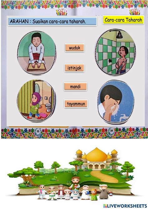 Cara Taharah Worksheet Live Worksheets