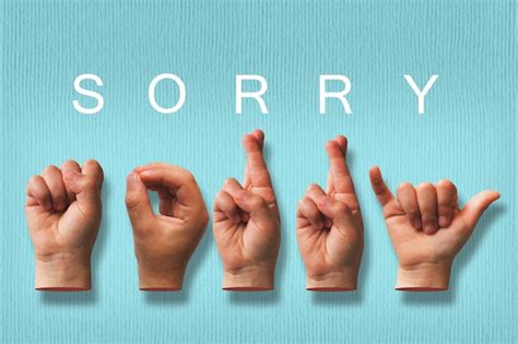 Premium Photo Sign Language Collage Design